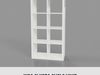 IKEA INSPIRED FLYSTA SHELF UNIT MINIATURE 3D model 3D printable | CGTrader