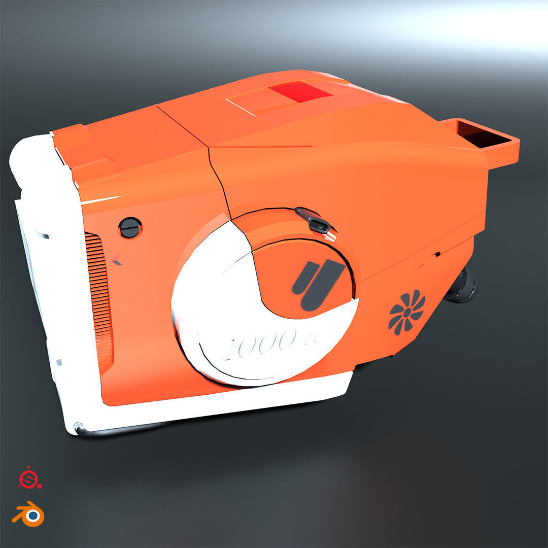 Mr Red Robot free VR / AR / low-poly 3D model | CGTrader