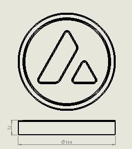 AVAX 3D Part STL and IGES 3D print model 3D model 3D printable | CGTrader