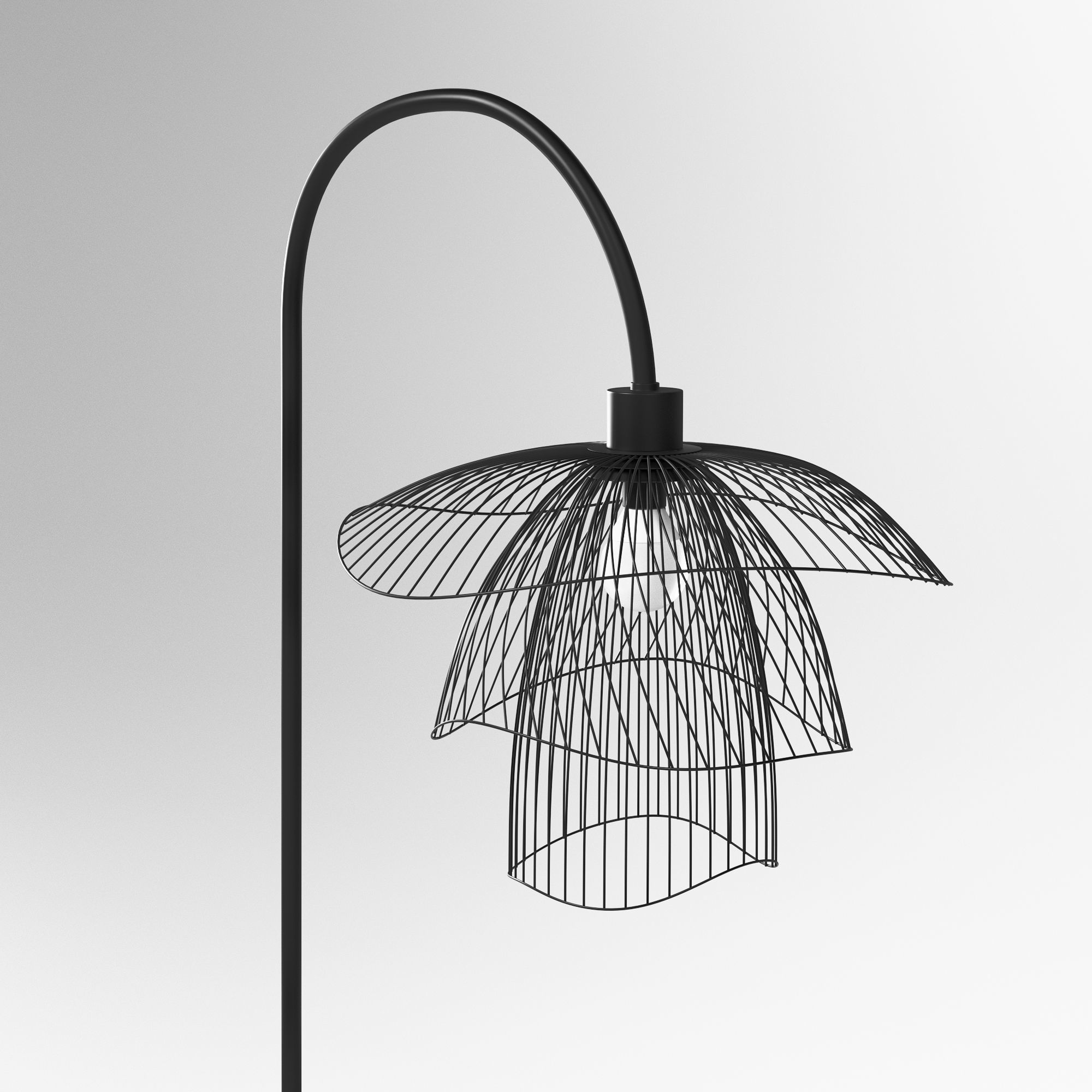 Forestier Papillon Floor Lamp free 3D model | CGTrader