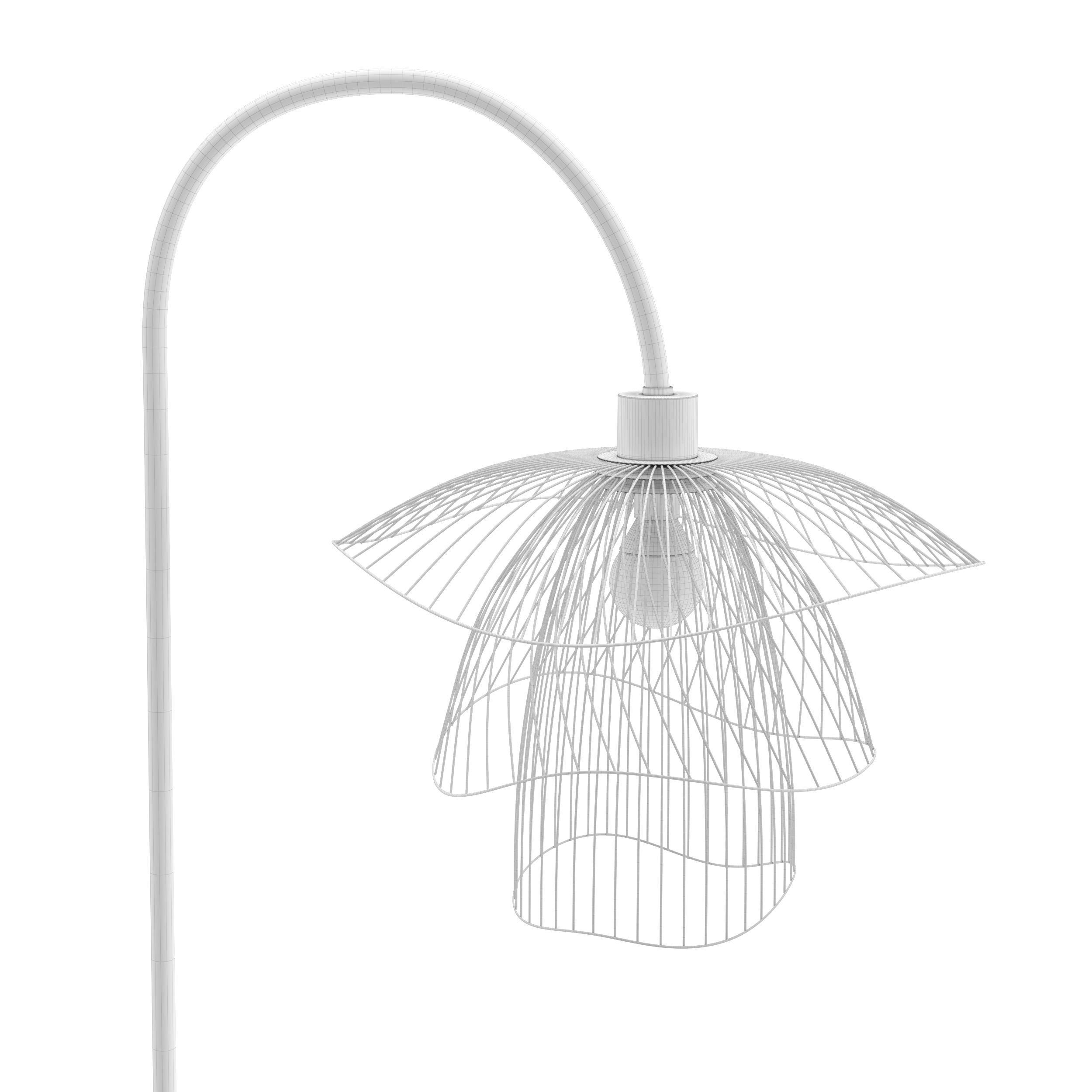 Forestier Papillon Floor Lamp free 3D model | CGTrader