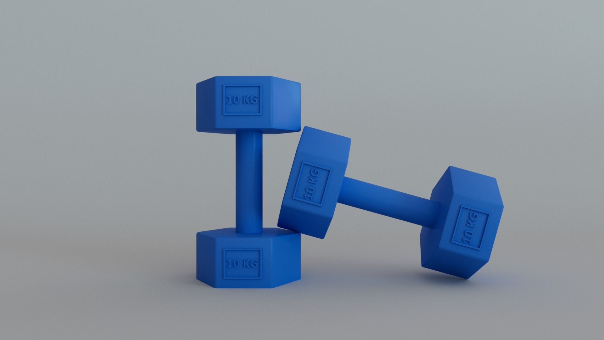 Dumbell 3d model and render setup free 3D model | CGTrader