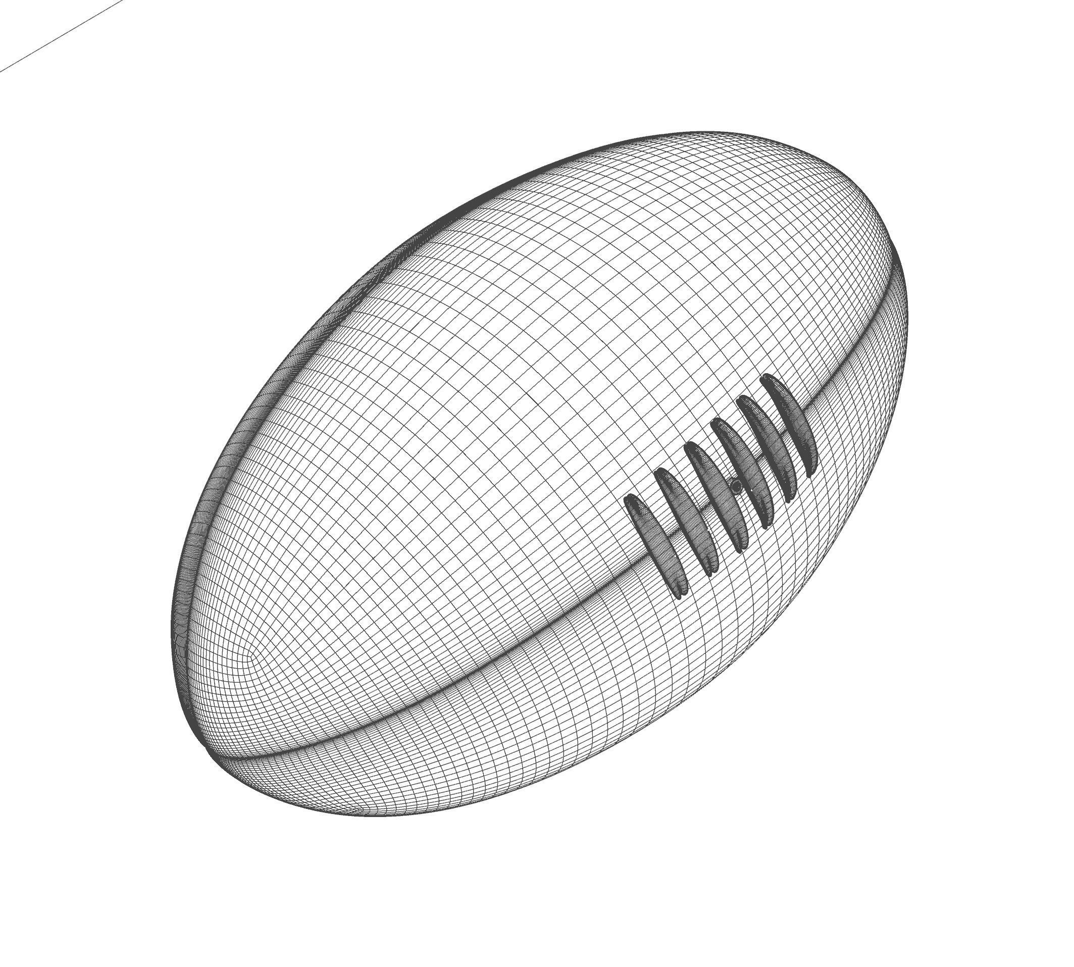 Aussie Rules Footie Ball 3D model | CGTrader