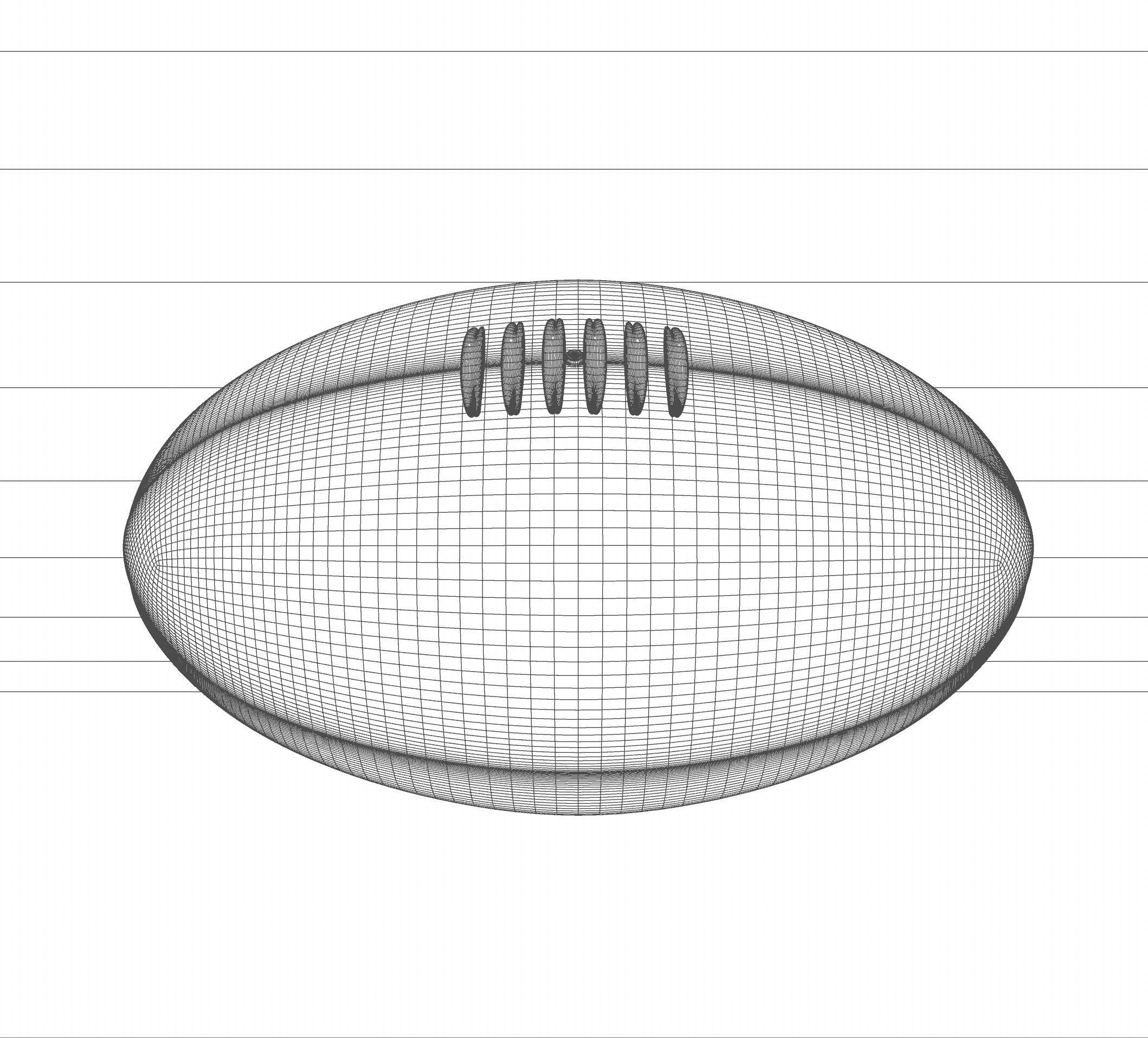 Aussie Rules Footie Ball 3D model | CGTrader