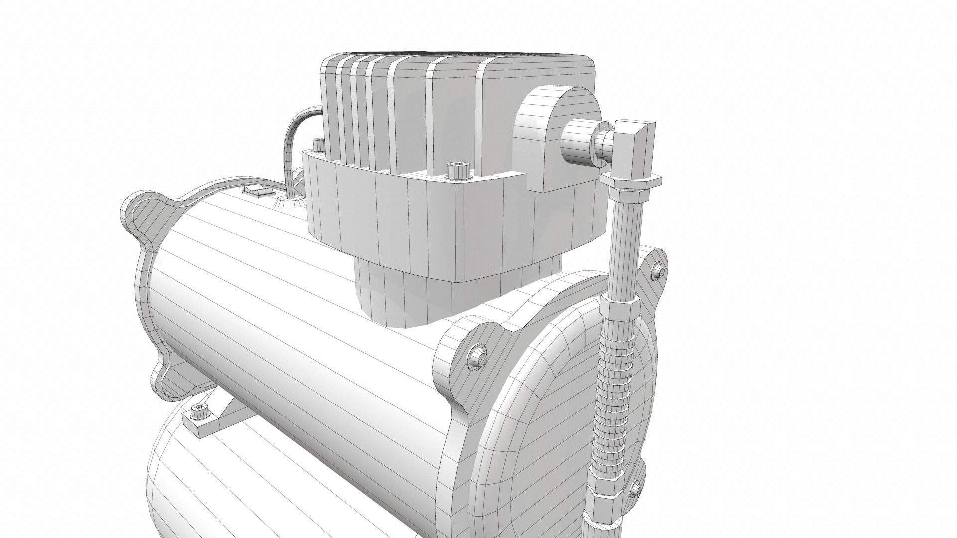 Air compressor LP6 3D model | CGTrader