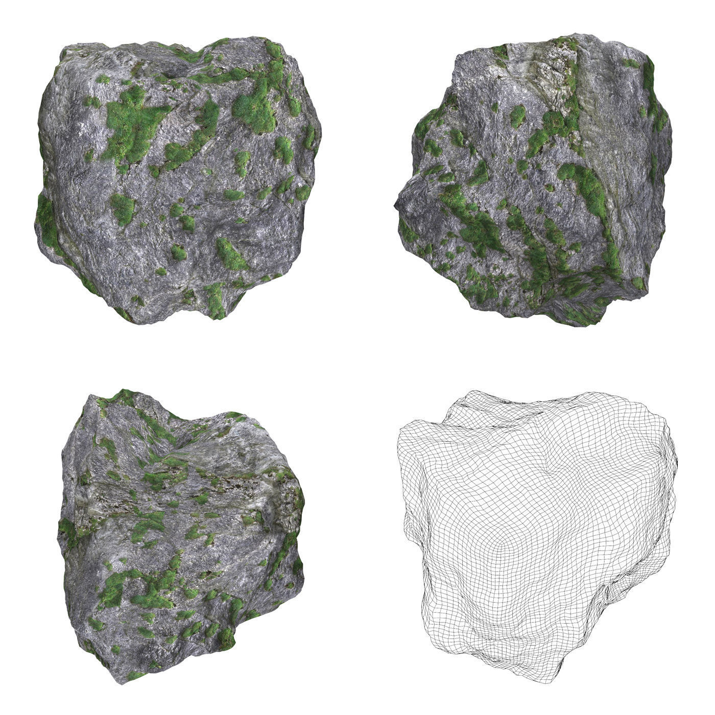 3D model Ground Rock Collection VR / AR / low-poly | CGTrader