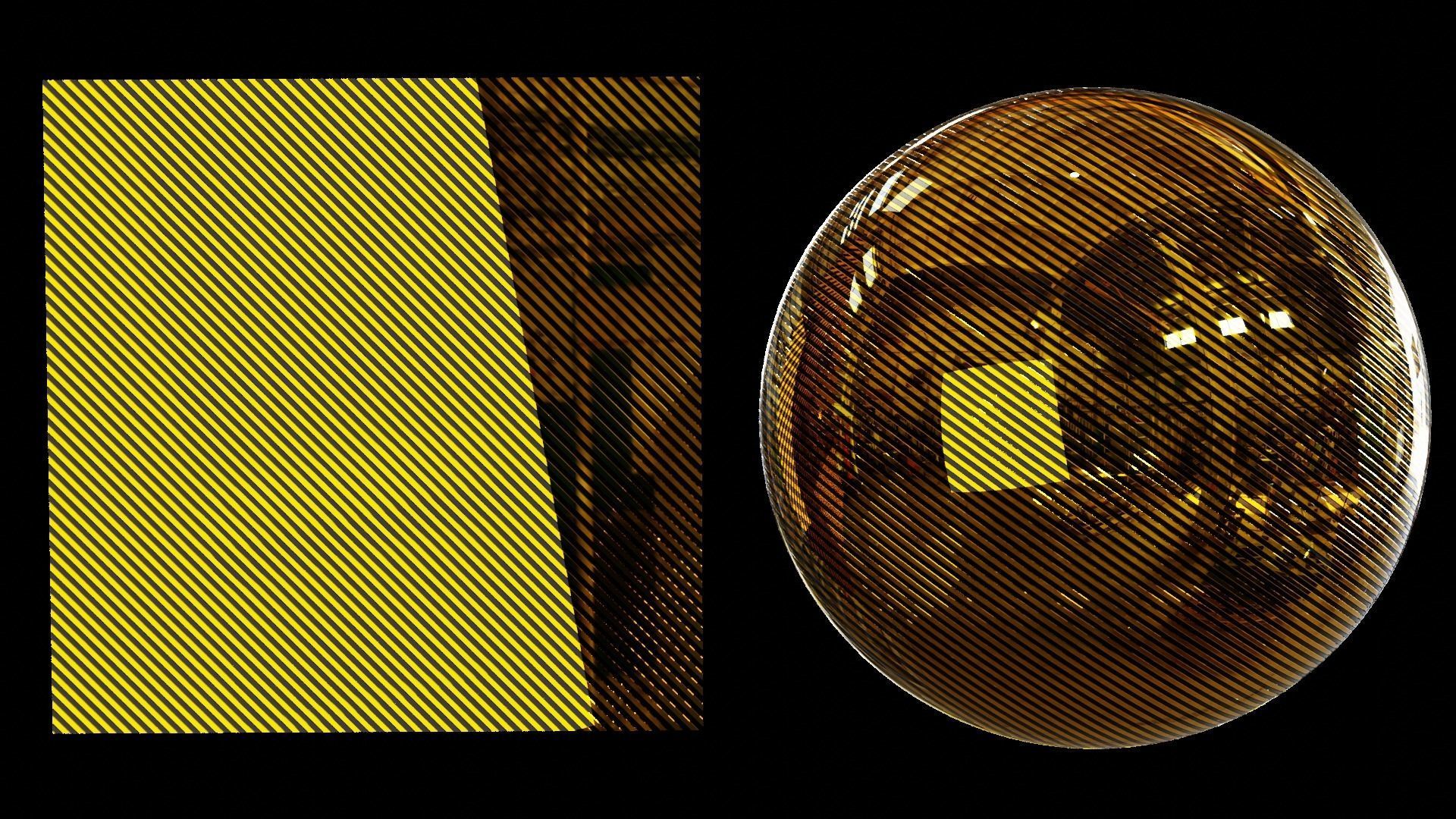 Procedural Caution Stripes Material free Texture | CGTrader