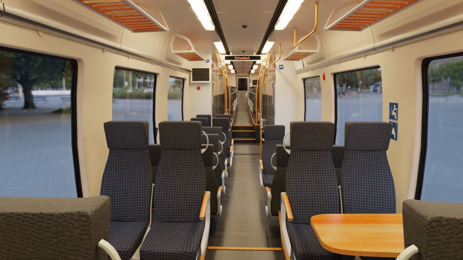 Bombardier TALENT Train Regodb Rigged Animated 3D model animated rigged ...