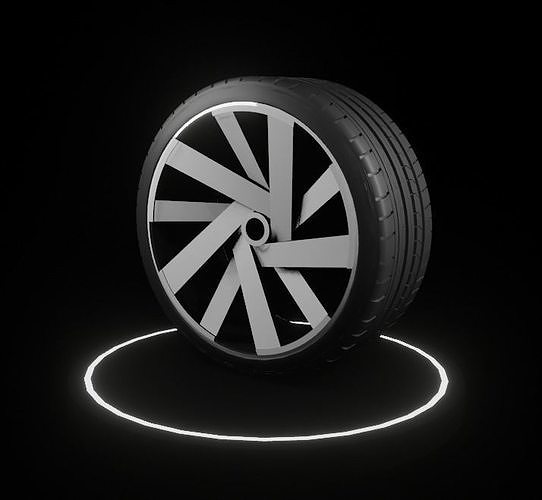 3D model Sport concept wheel VR / AR / low-poly | CGTrader