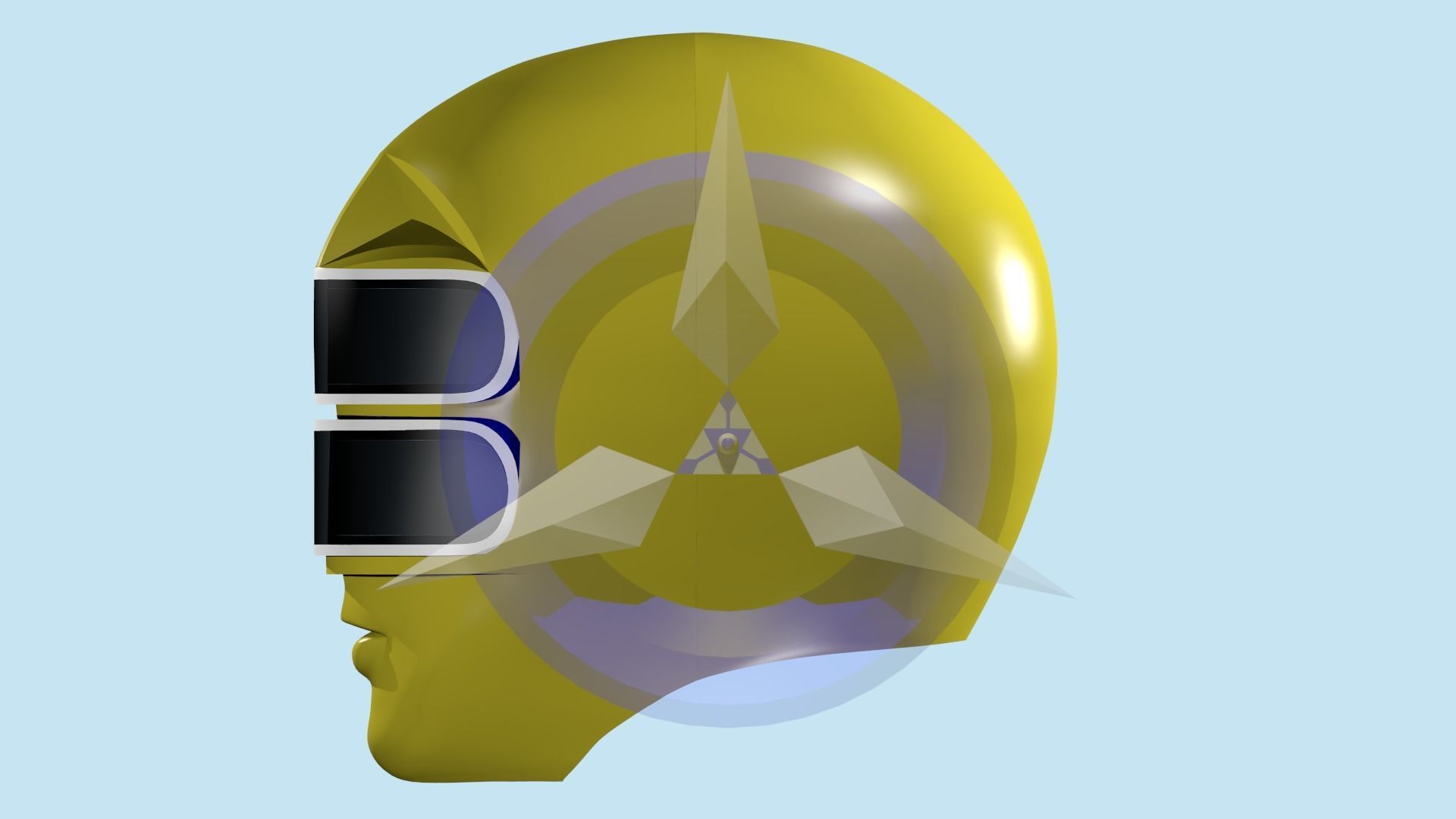Zeo Ranger 2 Helmet 3D model 3D printable | CGTrader