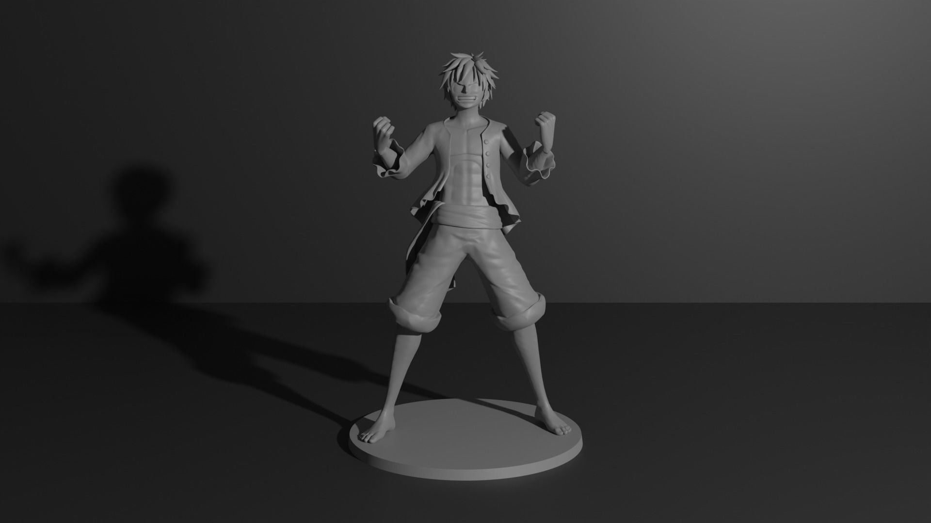 Monkey D Luffy One piece 3D print model 3D model 3D printable | CGTrader