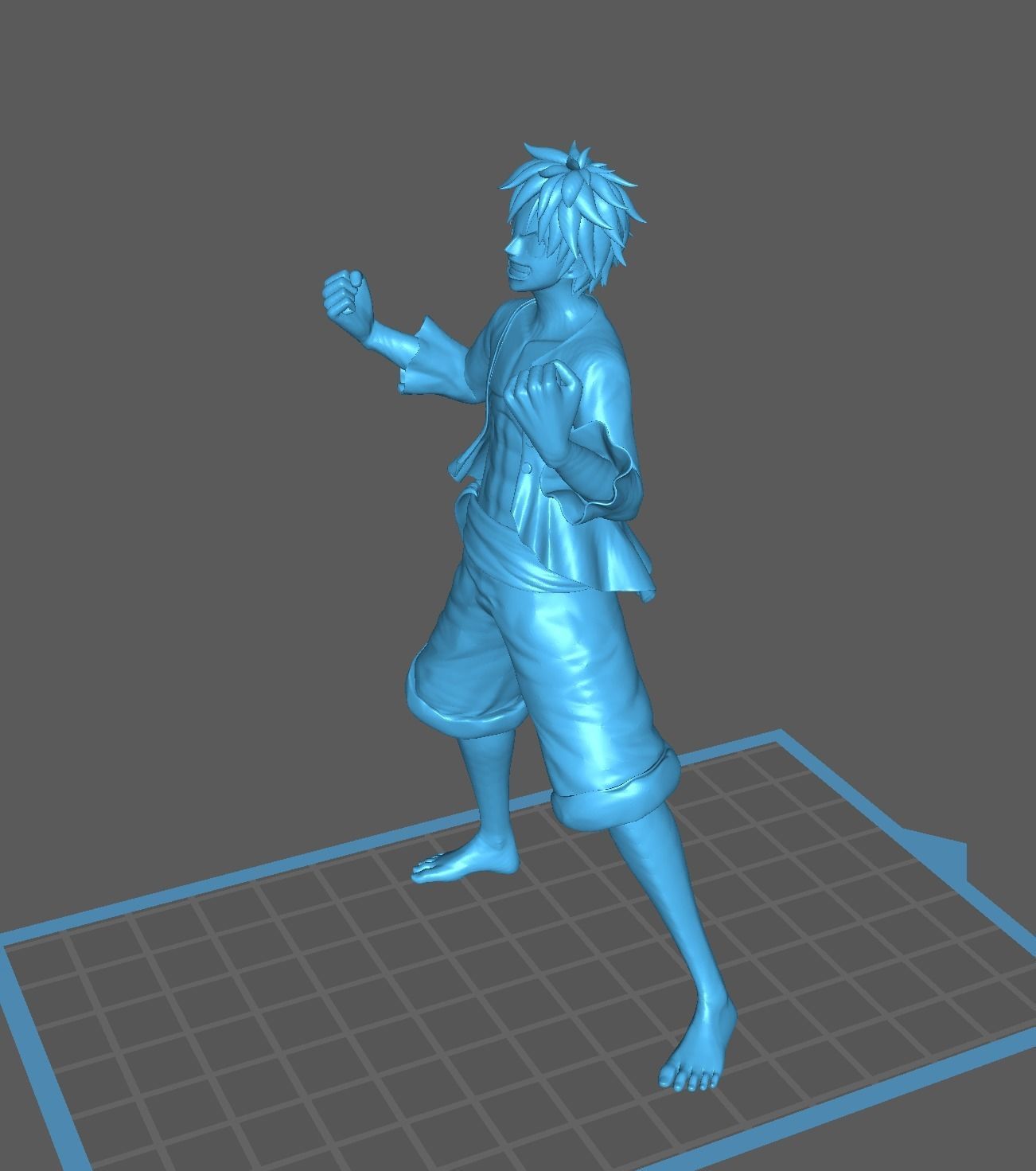 Monkey D Luffy One piece 3D print model 3D model 3D printable | CGTrader