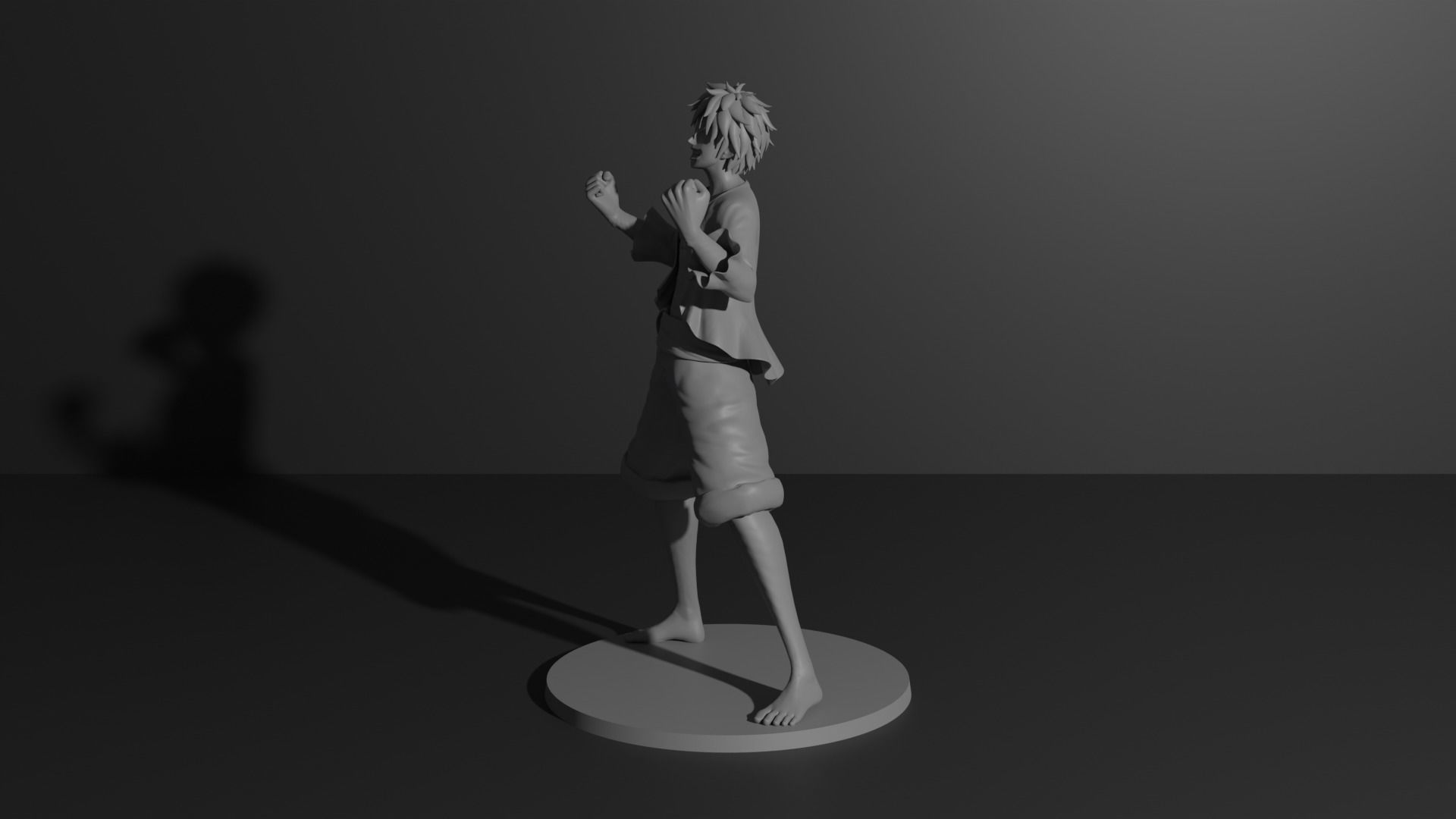 Monkey D Luffy One piece 3D print model 3D model 3D printable | CGTrader