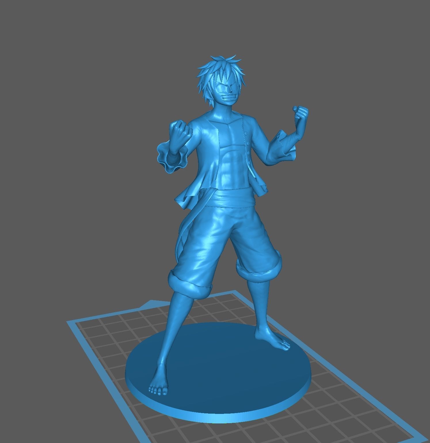 Monkey D Luffy One piece 3D print model 3D model 3D printable | CGTrader