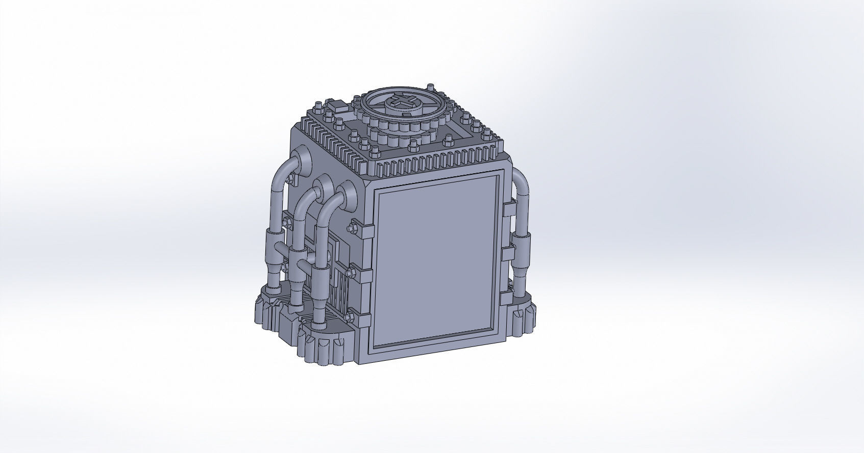 CRYOCHAMBER two alien figurines and box free 3D model | CGTrader