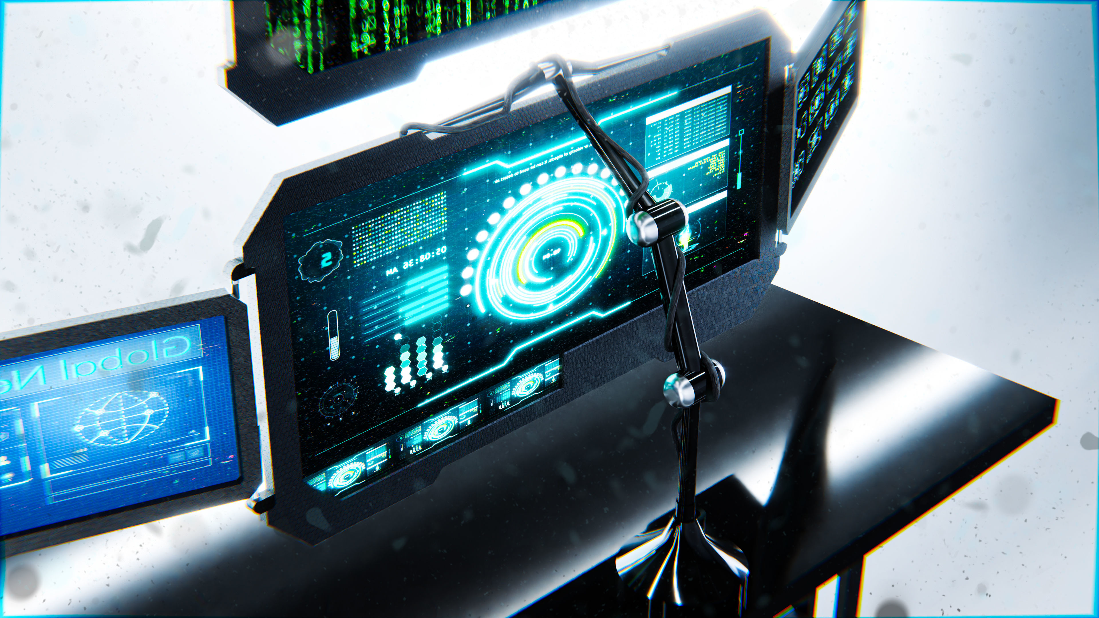 Sci-fi Displays 3D model | CGTrader