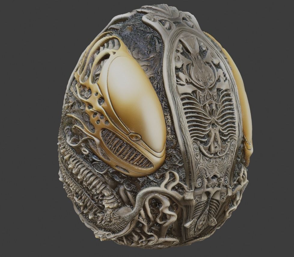 Realistic high quality Alien Egg PBR 3D model | CGTrader