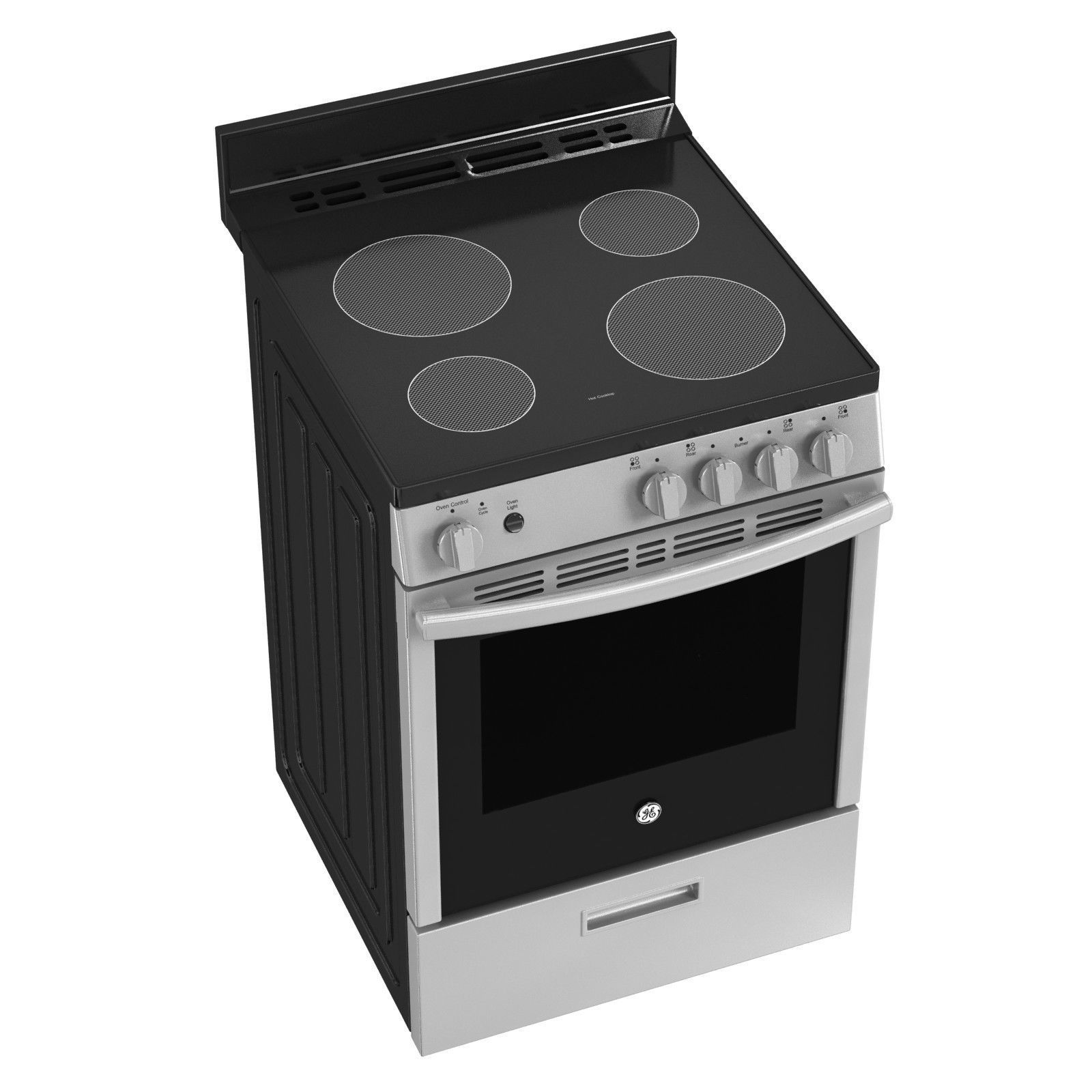 General Electric GE freestanding electric range 3D model | CGTrader