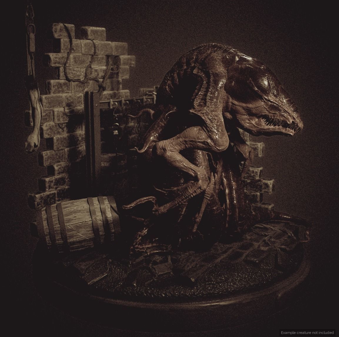 Dioramas - 15 modular figurine bases environment kits 3D model | CGTrader