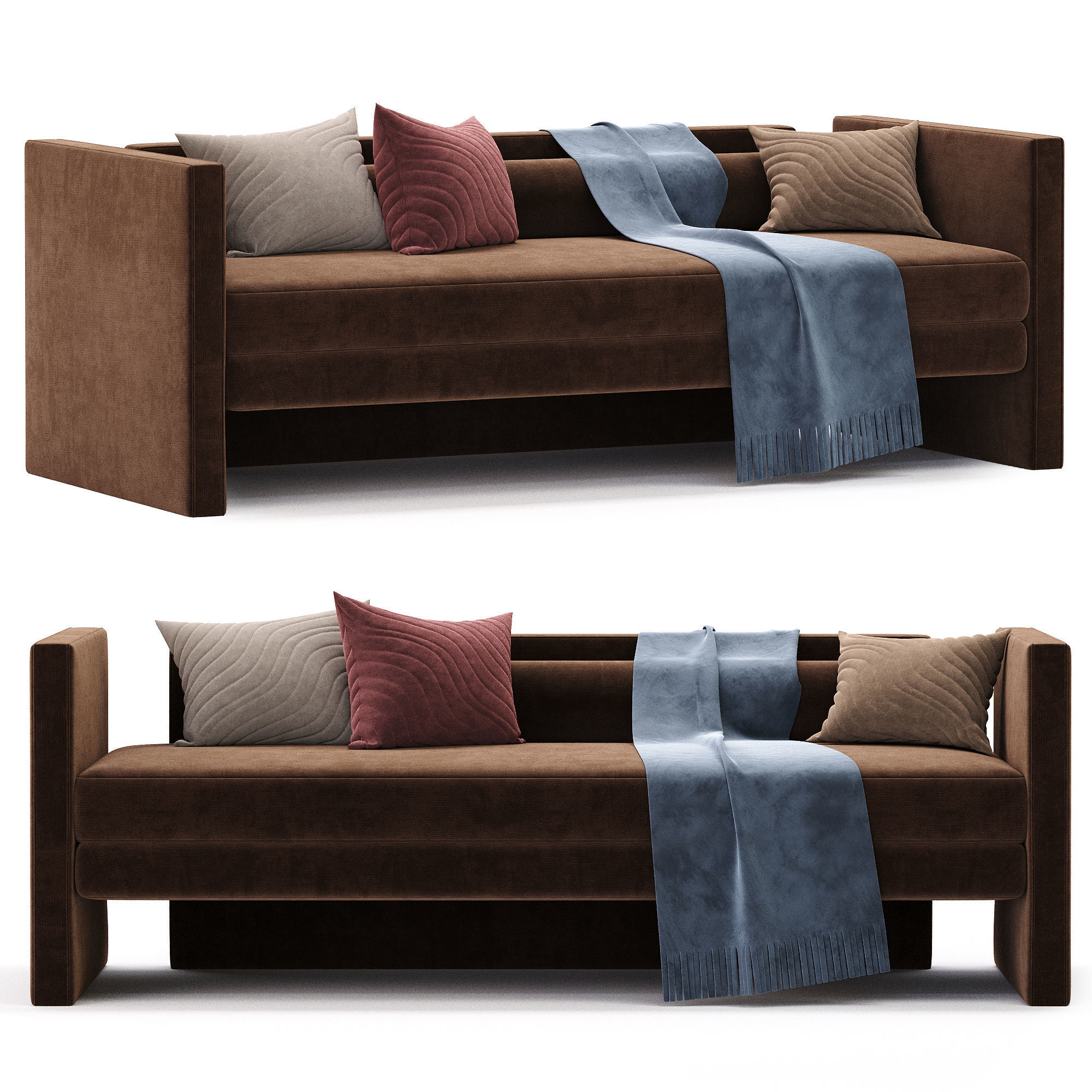 Segment Sofa 3D model | CGTrader