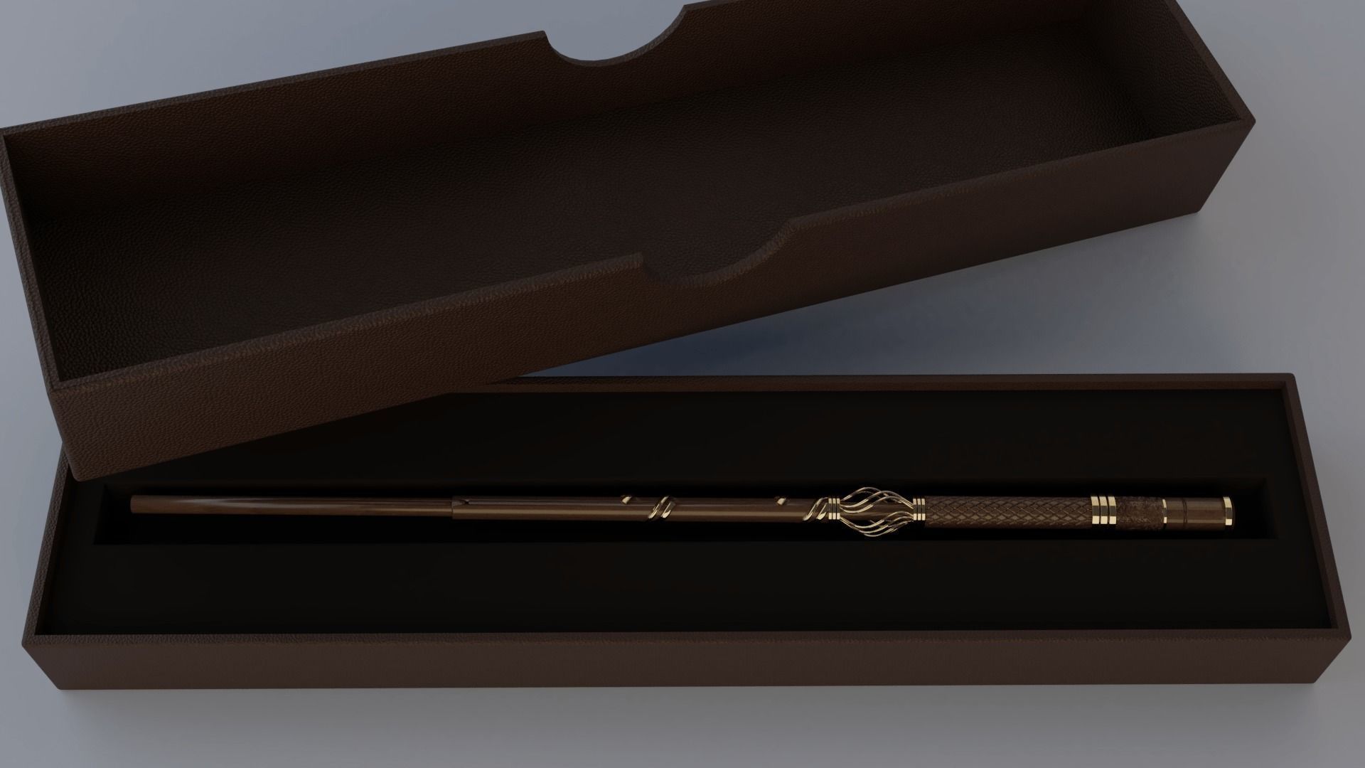Magic wand 3D model with box 3D model | CGTrader