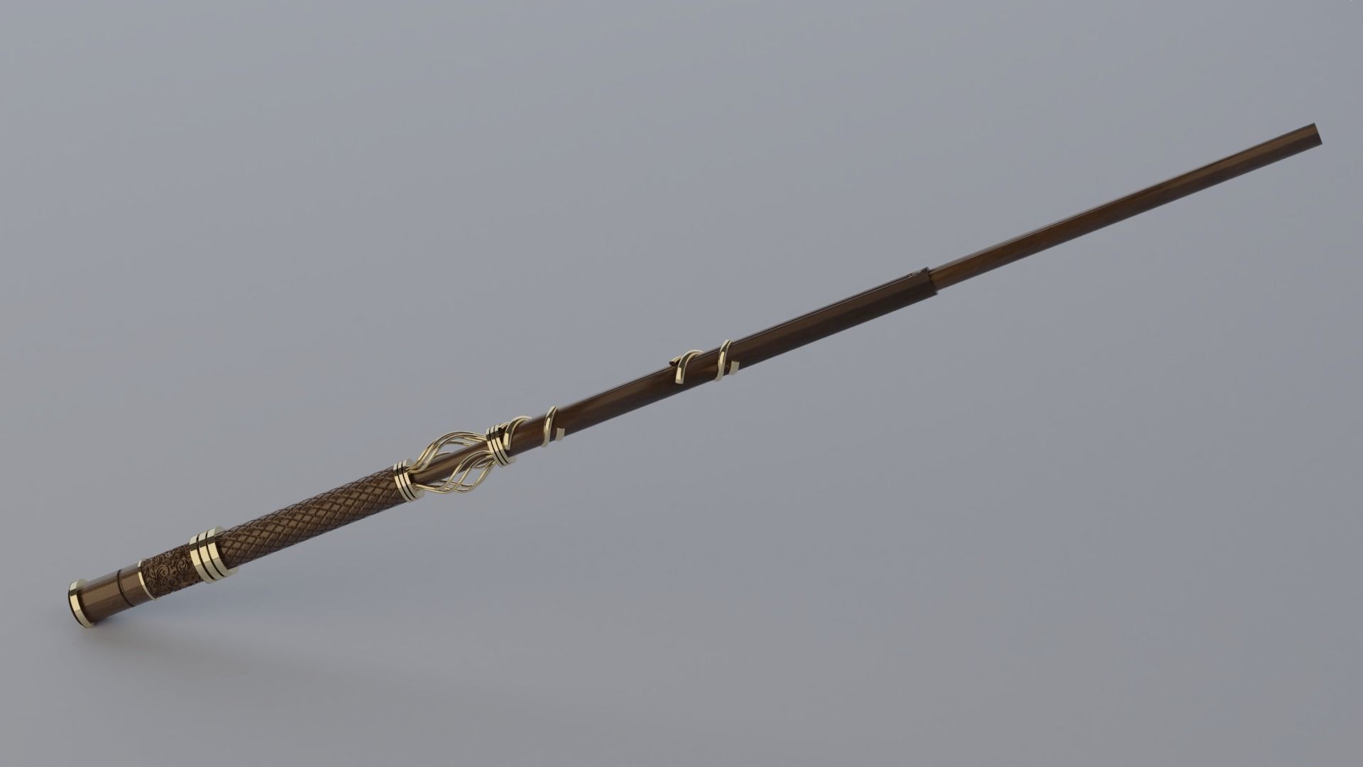Magic wand 3D model with box 3D model | CGTrader