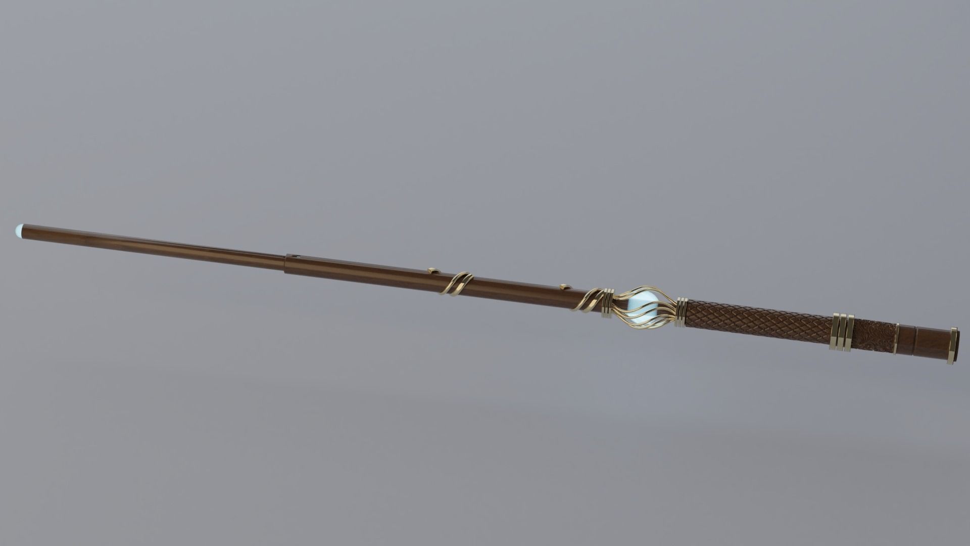 Magic wand 3D model with box 3D model | CGTrader