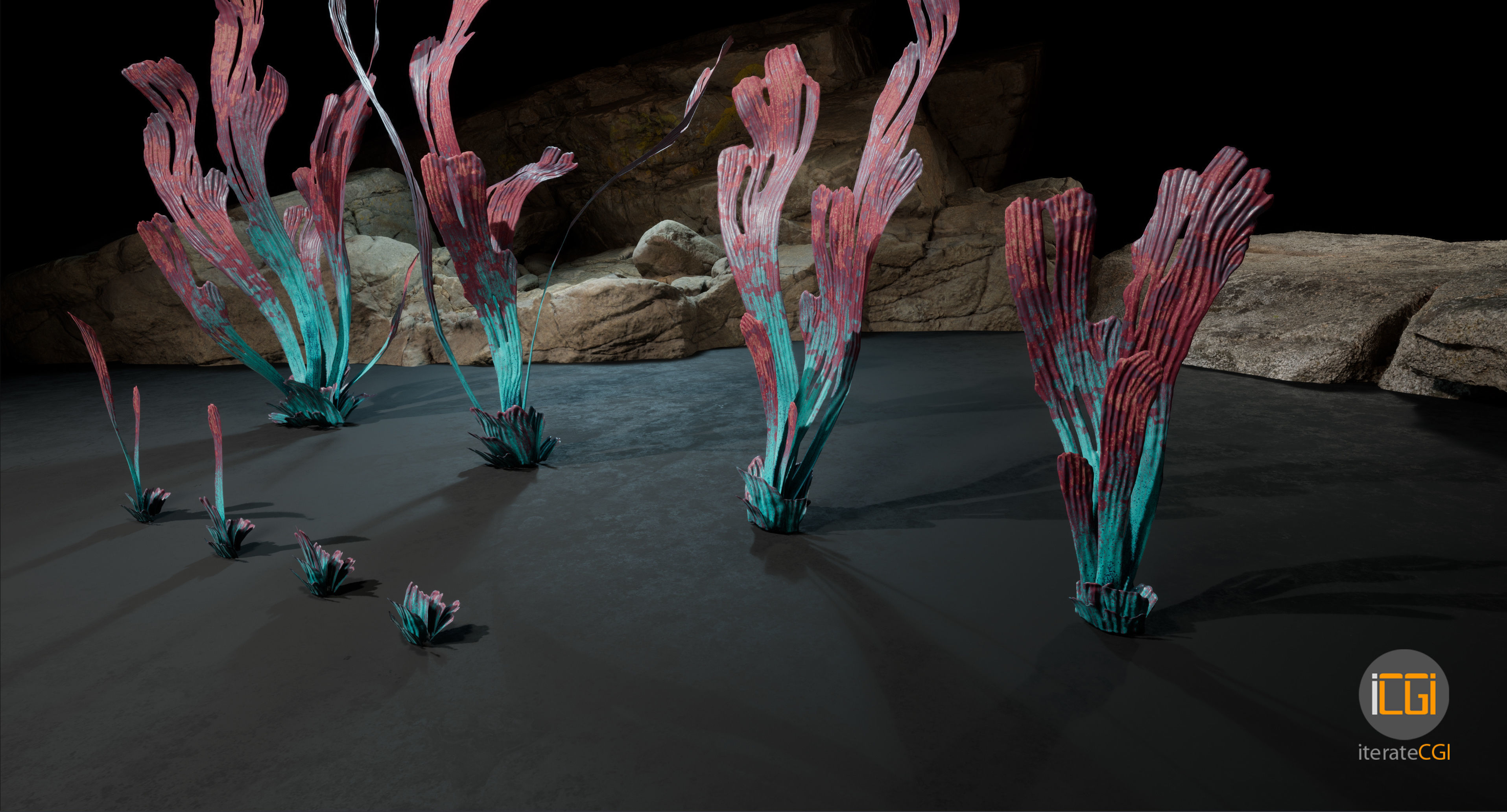 3D model Alien Fungus Type 4 VR / AR / low-poly | CGTrader
