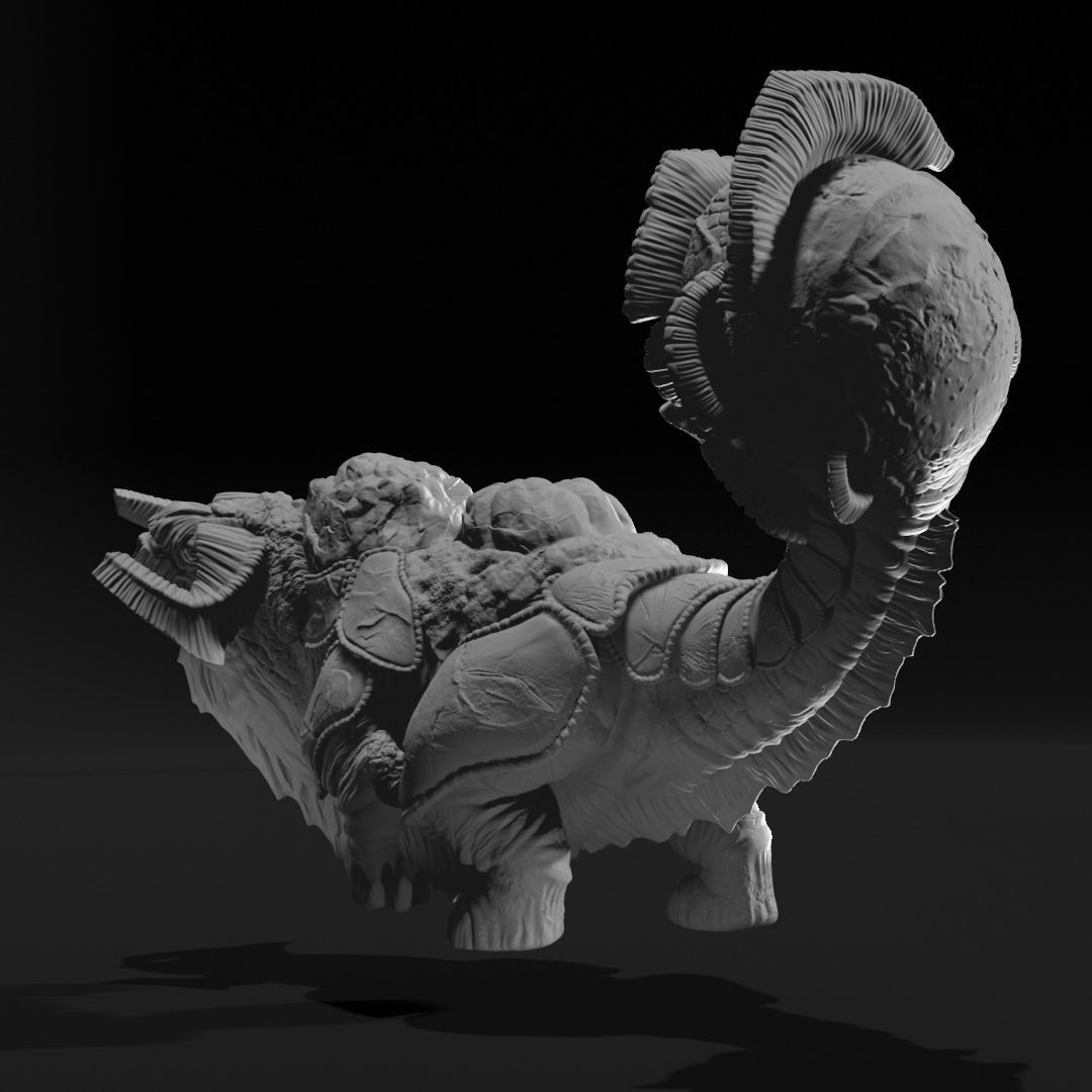 Duramboros Monster Hunter Dino 3d print model 3D model 3D printable ...