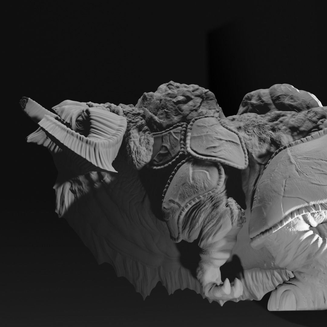 Duramboros Monster Hunter Dino 3d print model 3D model 3D printable ...