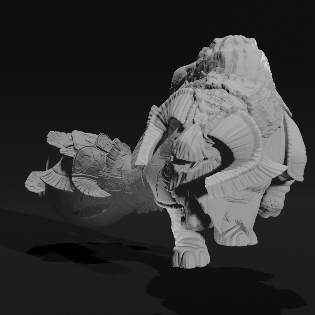 Duramboros Monster Hunter Dino 3d print model 3D model 3D printable ...