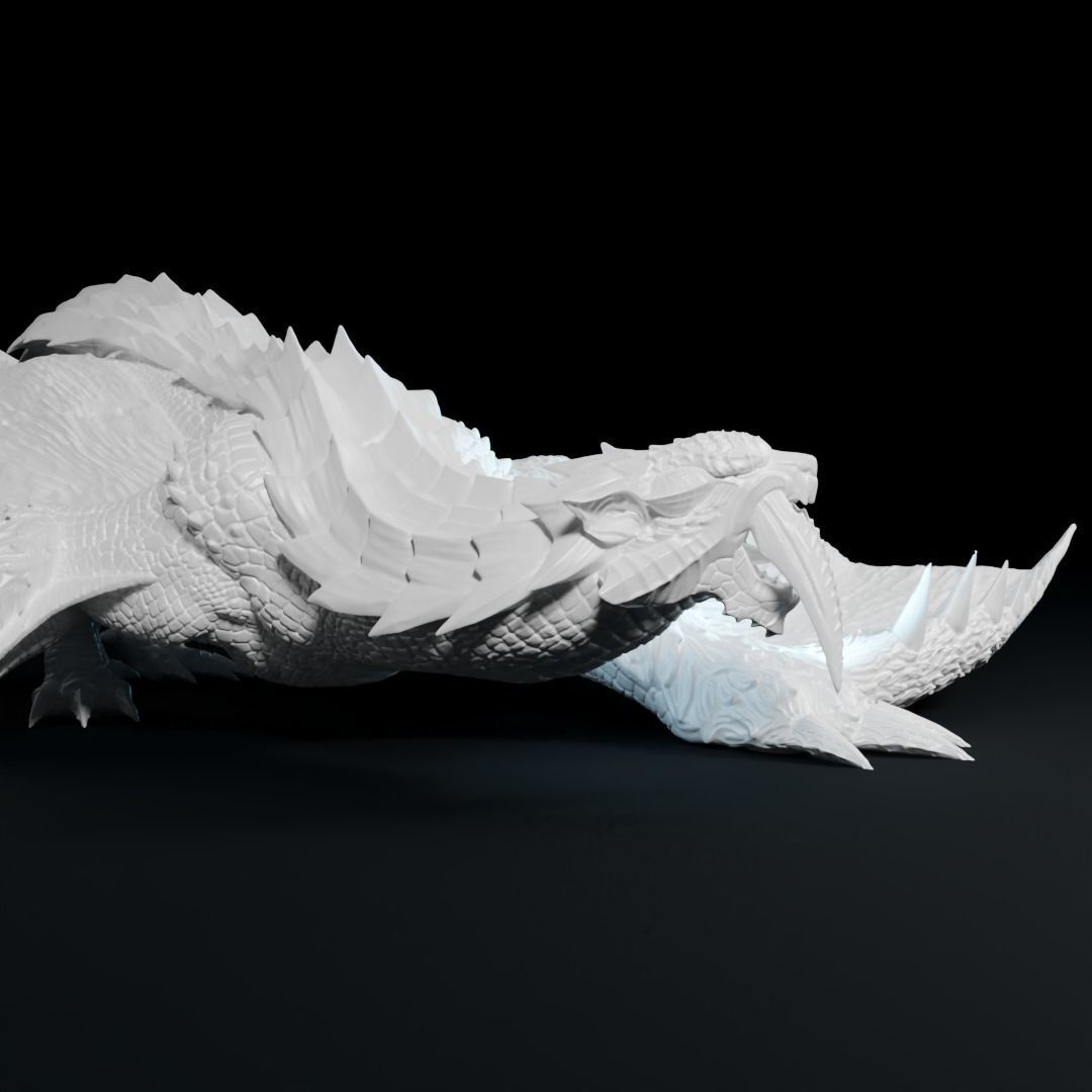 Barioth Monster Hunter 3d print model 3D model 3D printable | CGTrader
