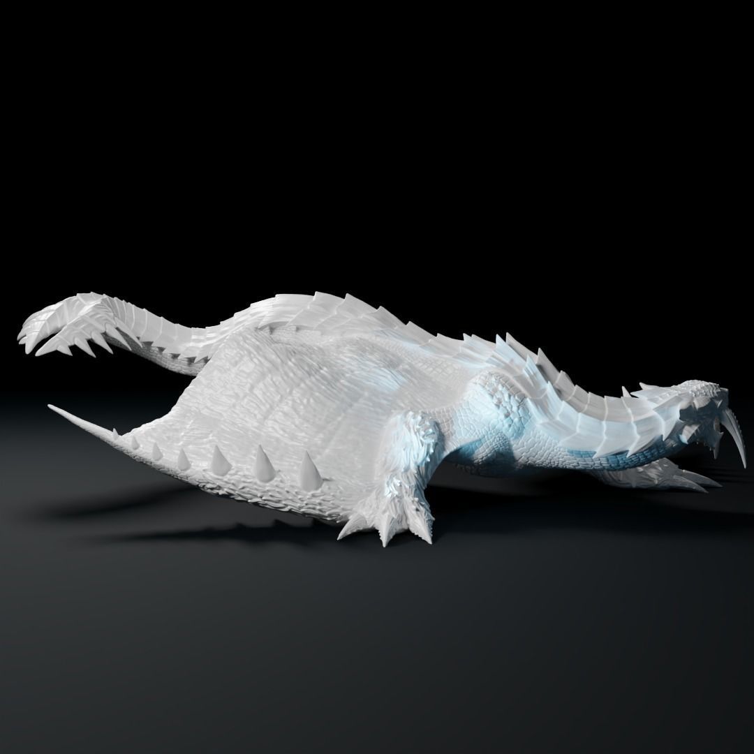 Barioth Monster Hunter 3d print model 3D model 3D printable | CGTrader