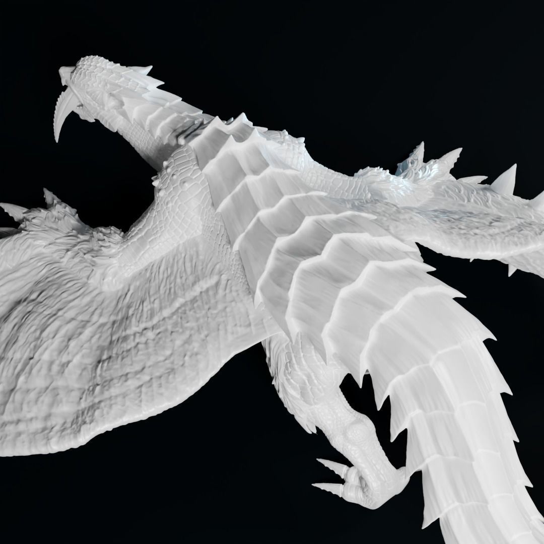 Barioth Monster Hunter 3d print model 3D model 3D printable | CGTrader