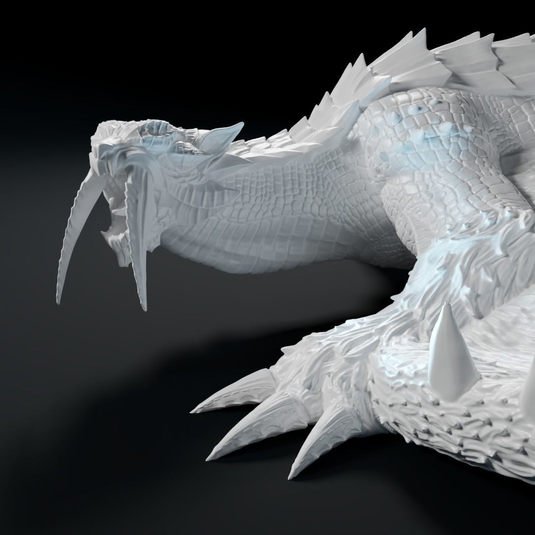 Barioth Monster Hunter 3d print model 3D model 3D printable | CGTrader