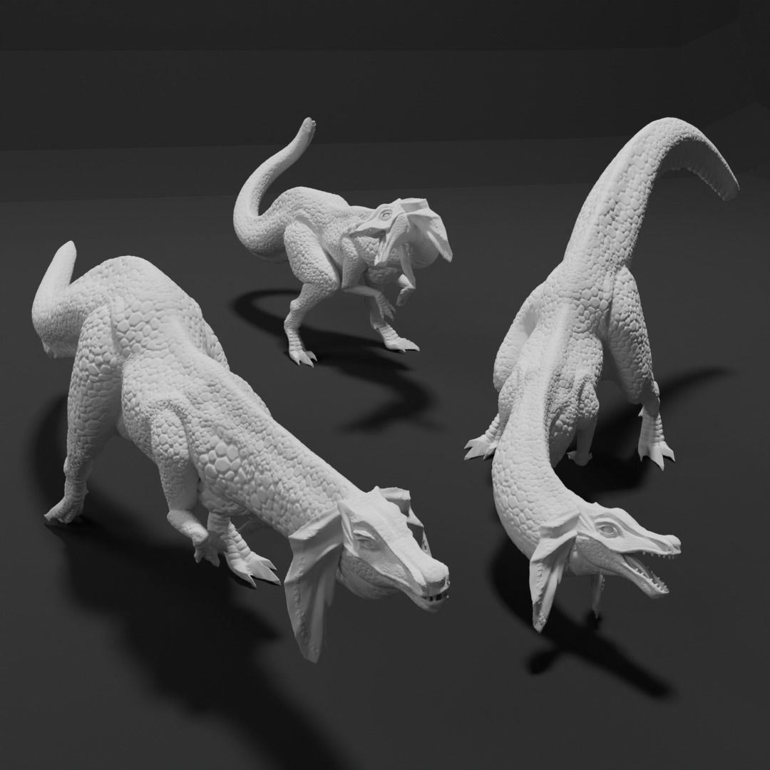 Great Jaggi Pack Miniatures Monster Hunter 3d Print Models 3D model 3D ...