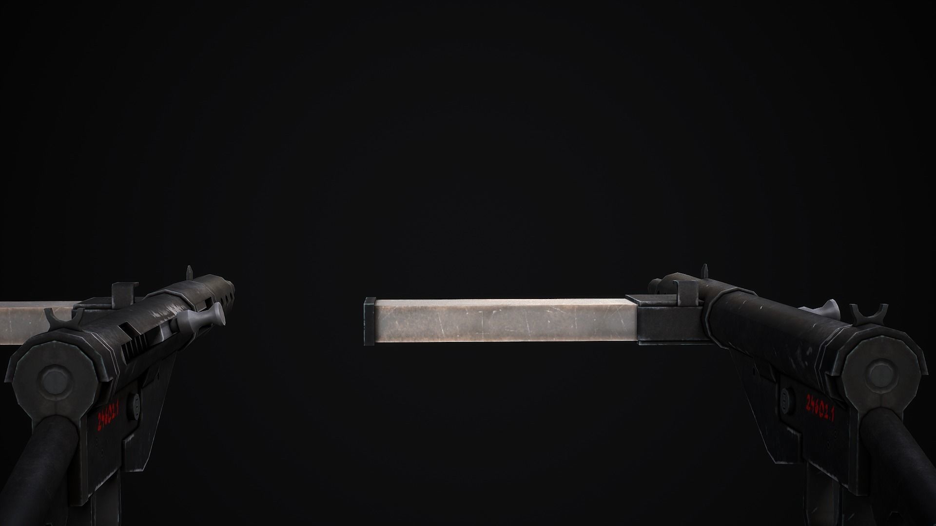 3D Model Collection Small Weapon Pack vol 01 - Low Poly Game Ready VR ...