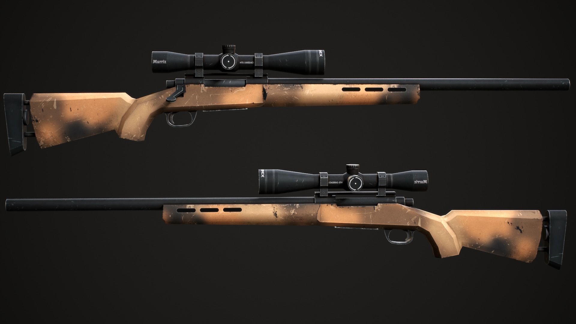 3D Model Collection Small Weapon Pack vol 01 - Low Poly Game Ready VR ...