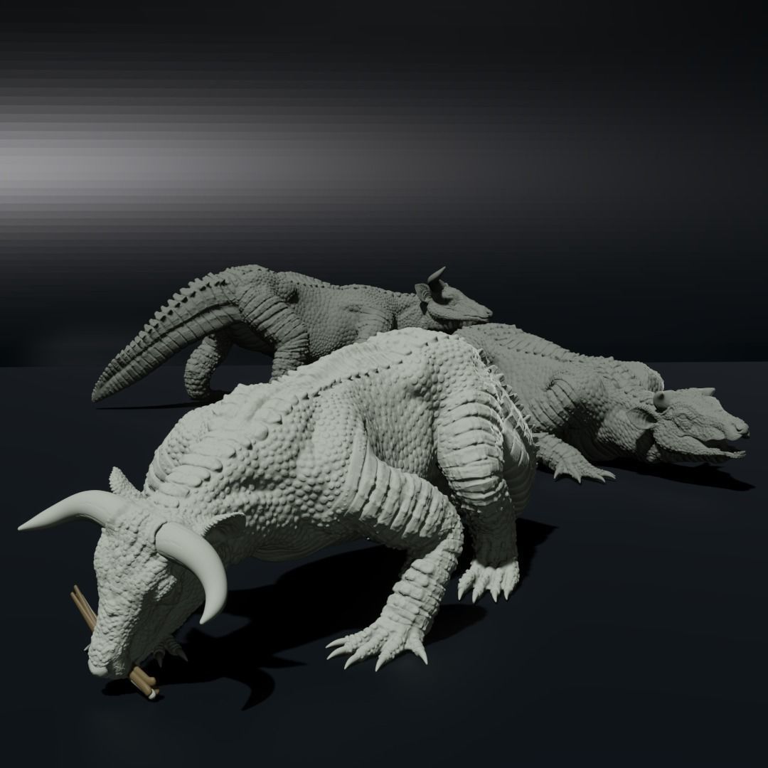 Cowligator Cow Alligator Animal 3d Print Model 3D model 3D printable ...