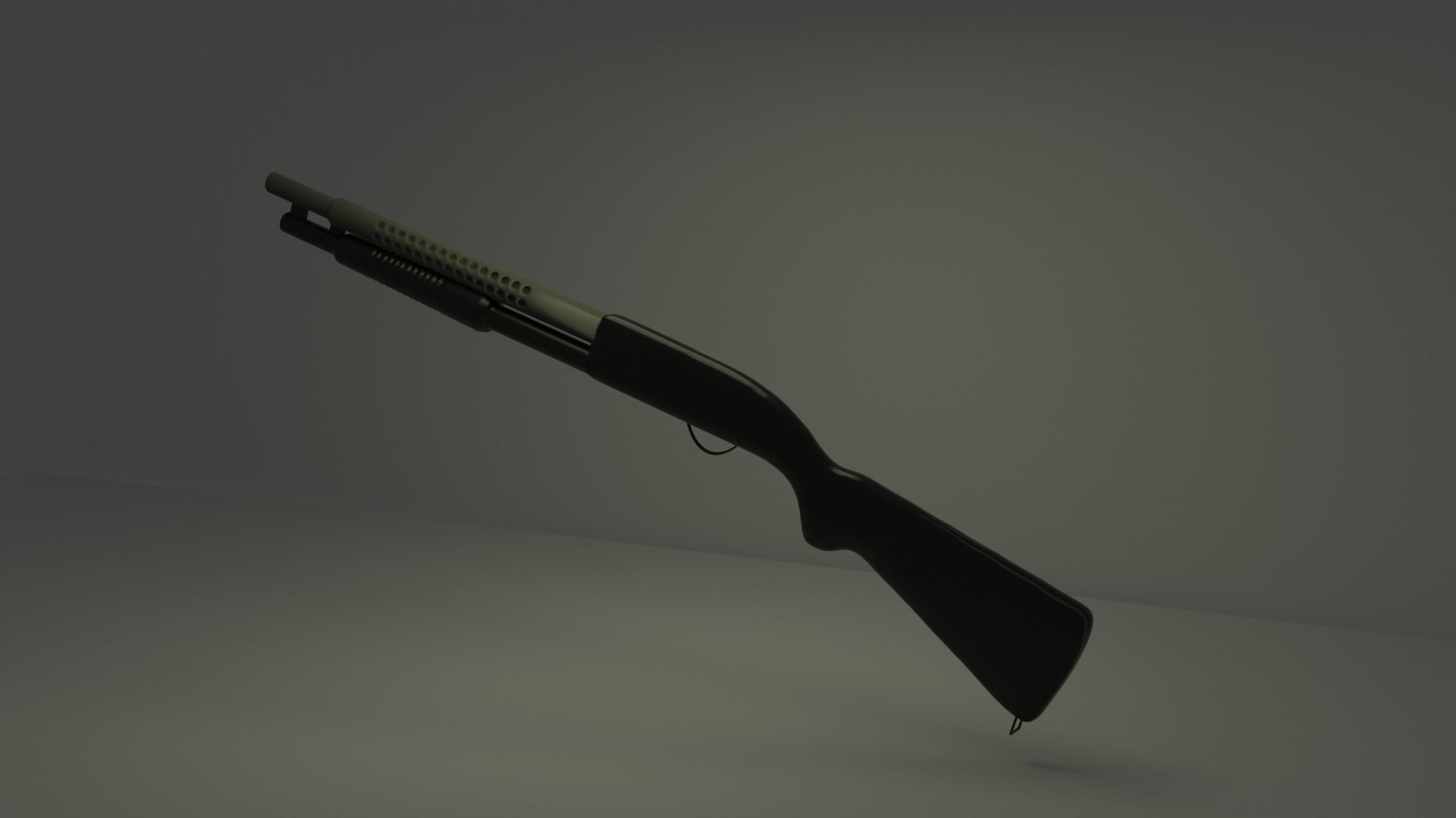 3D model Shotgun VR / AR / low-poly | CGTrader