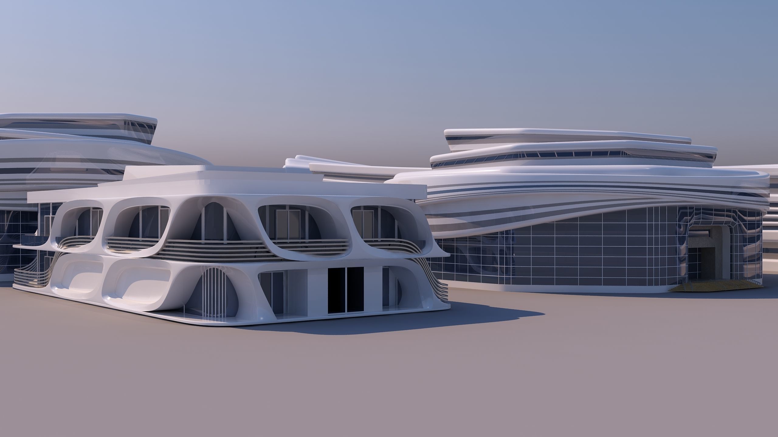 0115 - Modern Building 3D model | CGTrader