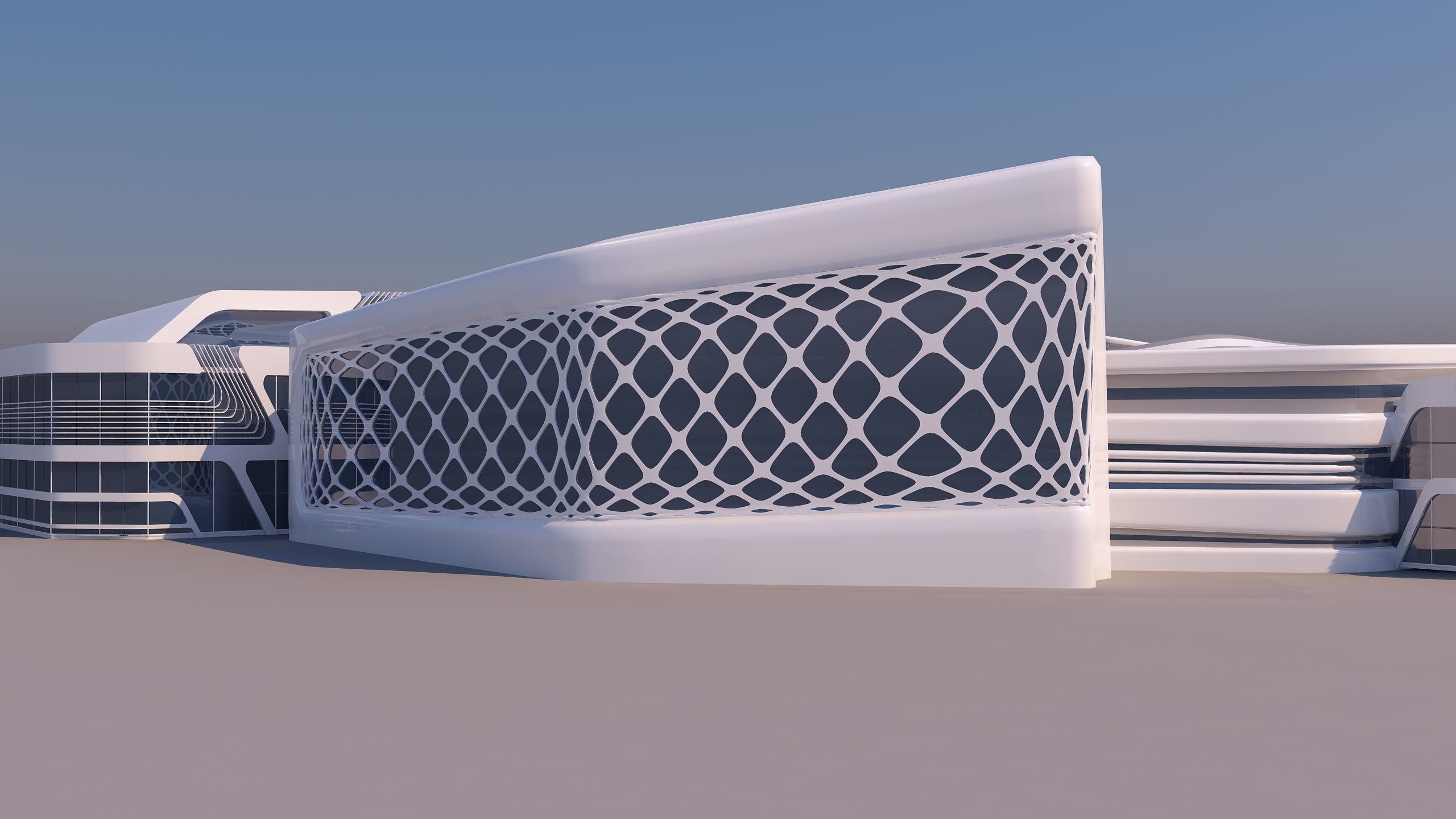 0115 - Modern Building 3D model | CGTrader