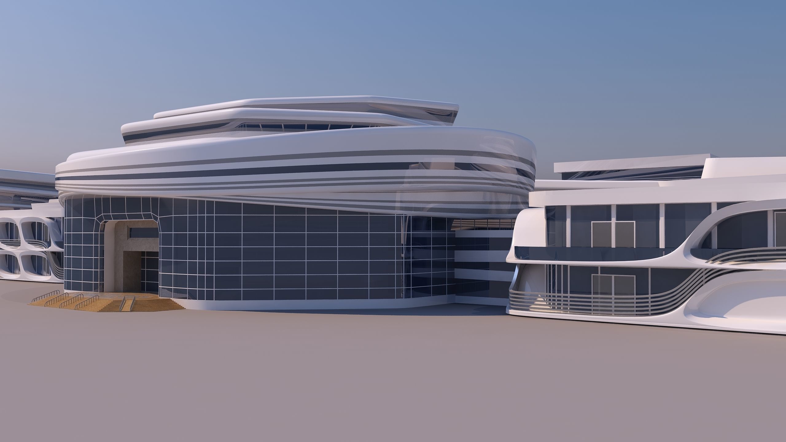 0115 - Modern Building 3D model | CGTrader