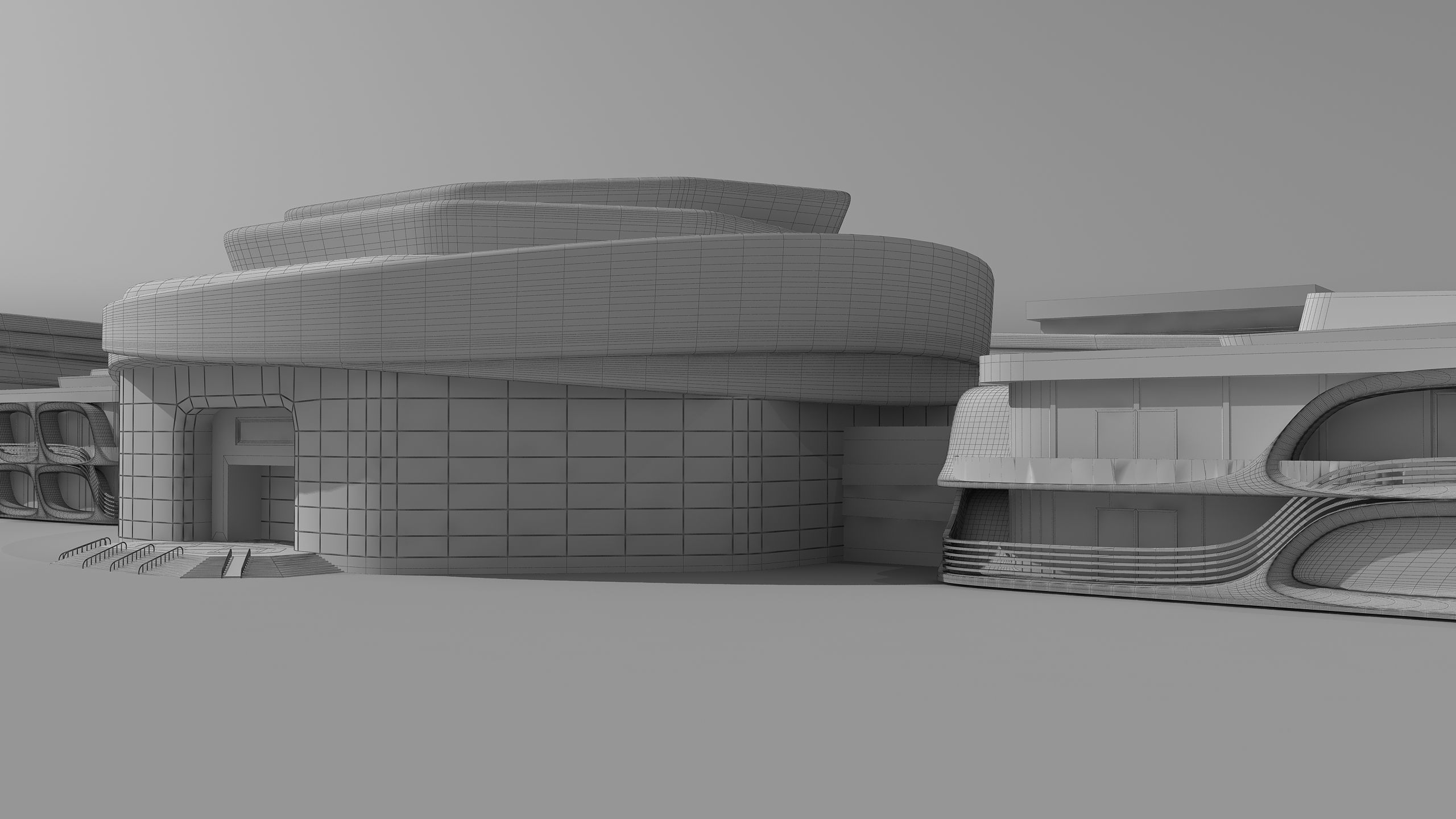 0115 - Modern Building 3D model | CGTrader