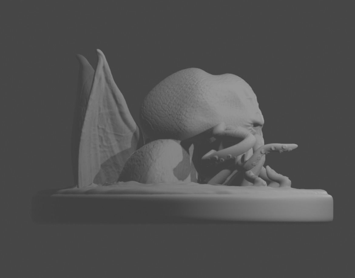 CTHULHU ENCOUNTER 3D model 3D printable | CGTrader