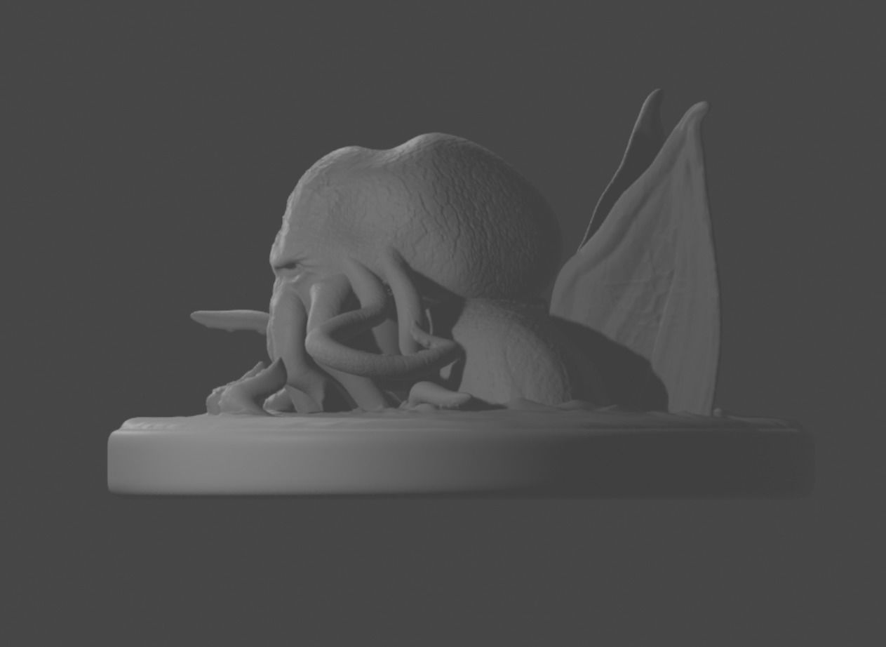 CTHULHU ENCOUNTER 3D model 3D printable | CGTrader