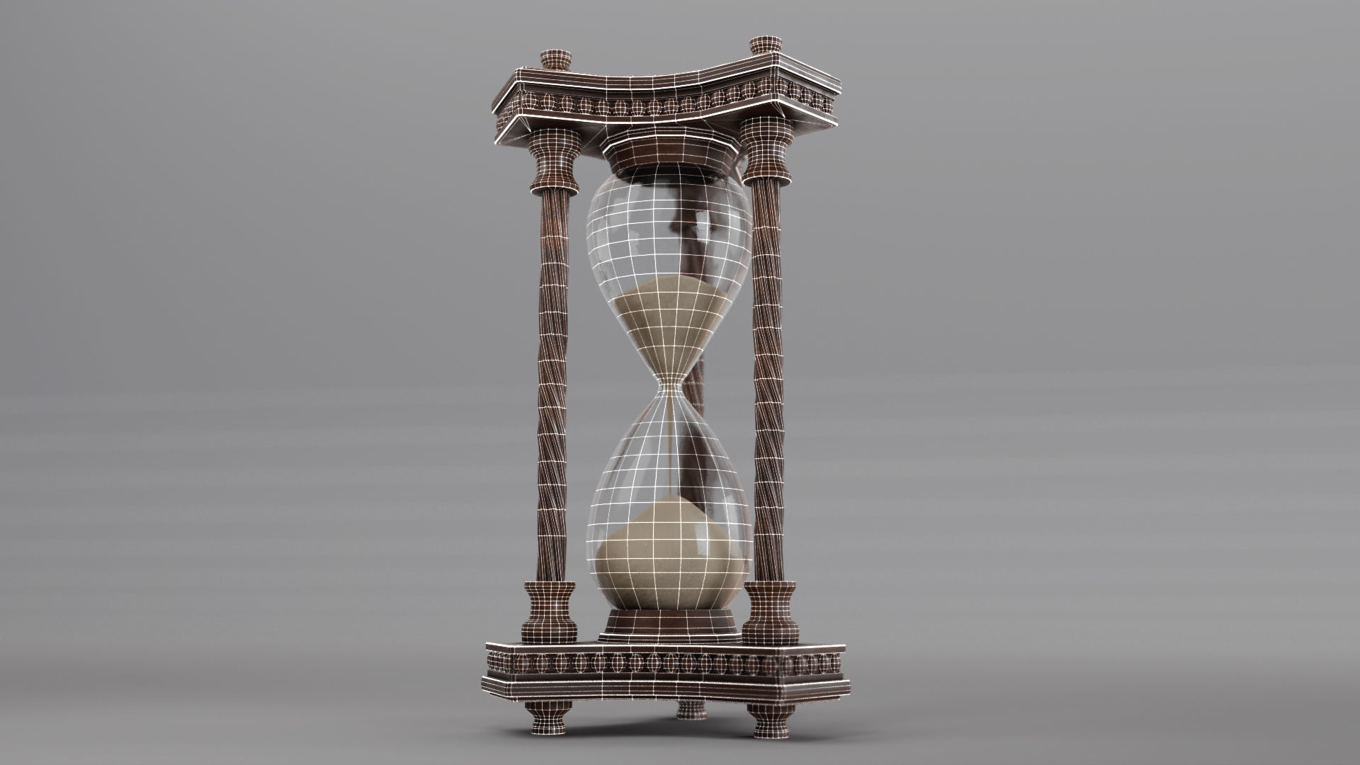 Classic Hourglass 3D model | CGTrader