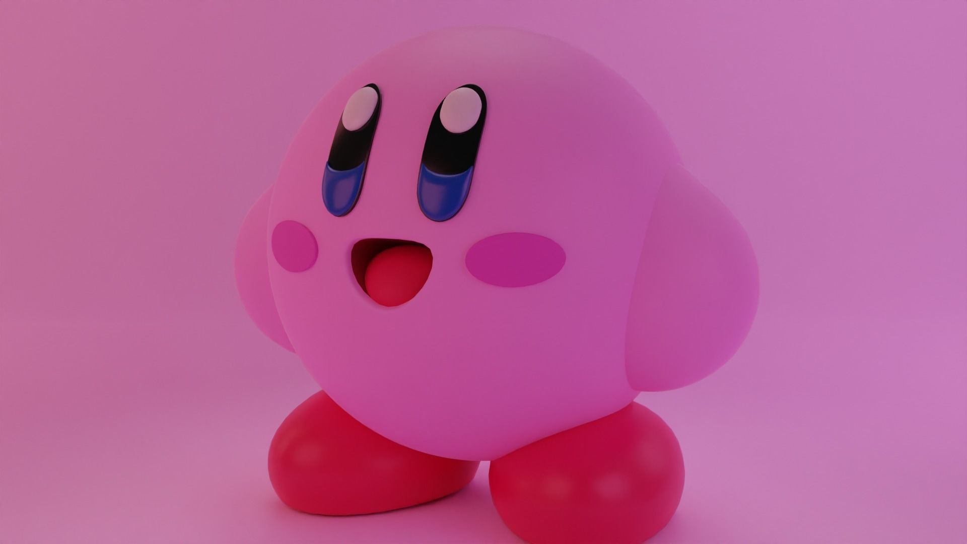 Kirby 3D model rigged | CGTrader