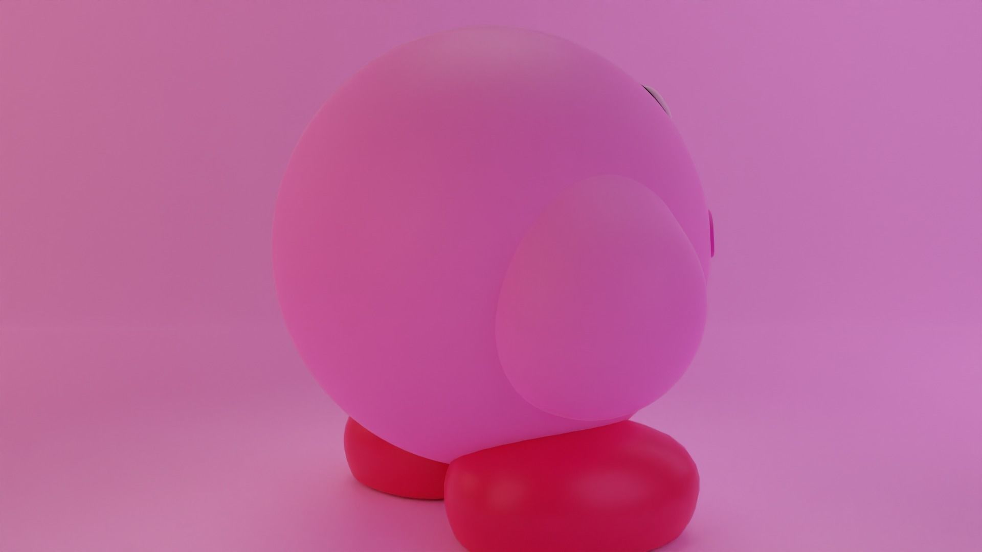 Kirby 3D model rigged | CGTrader