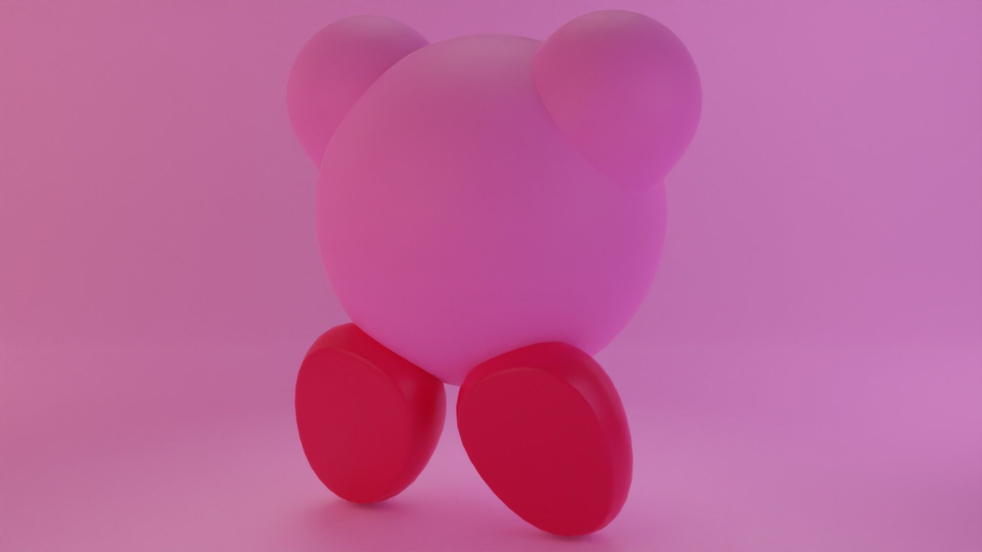 Kirby 3D model rigged | CGTrader